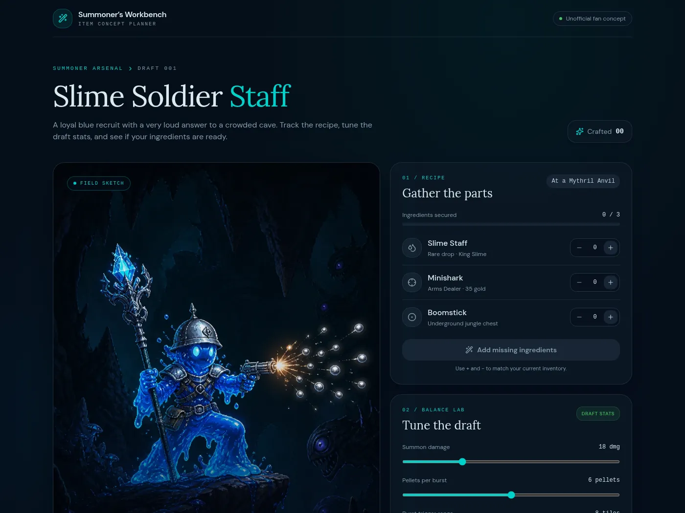Slime Soldier Staff