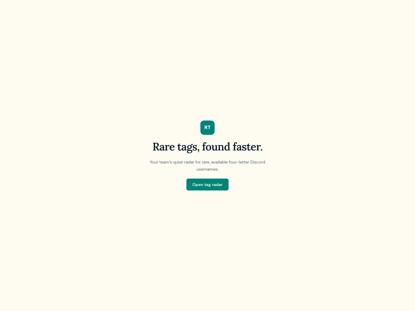 RareTag Tracker
