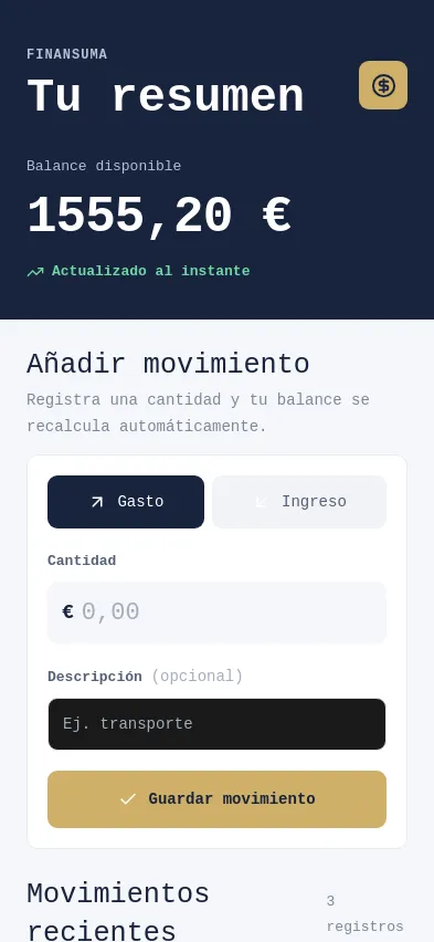 FinanSuma Mobile
