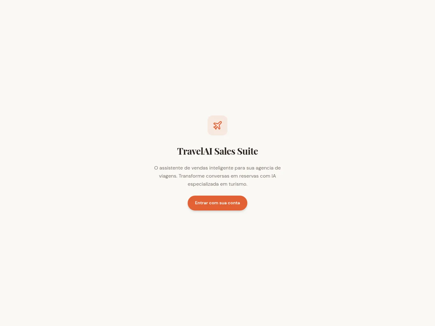 TravelAI Sales Suite