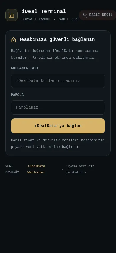 iDealData Mobile Terminal