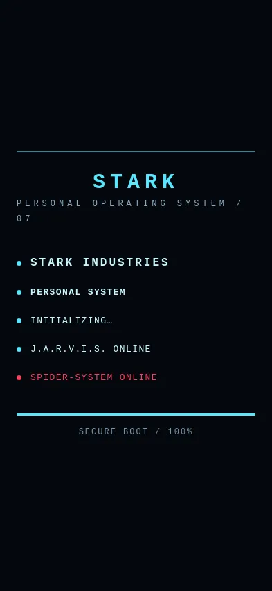 STARK // SPIDER SYSTEM