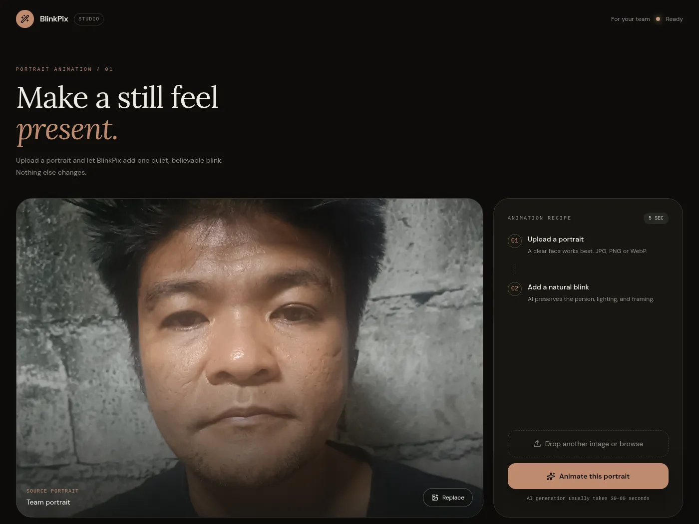 BlinkPix AI Animator