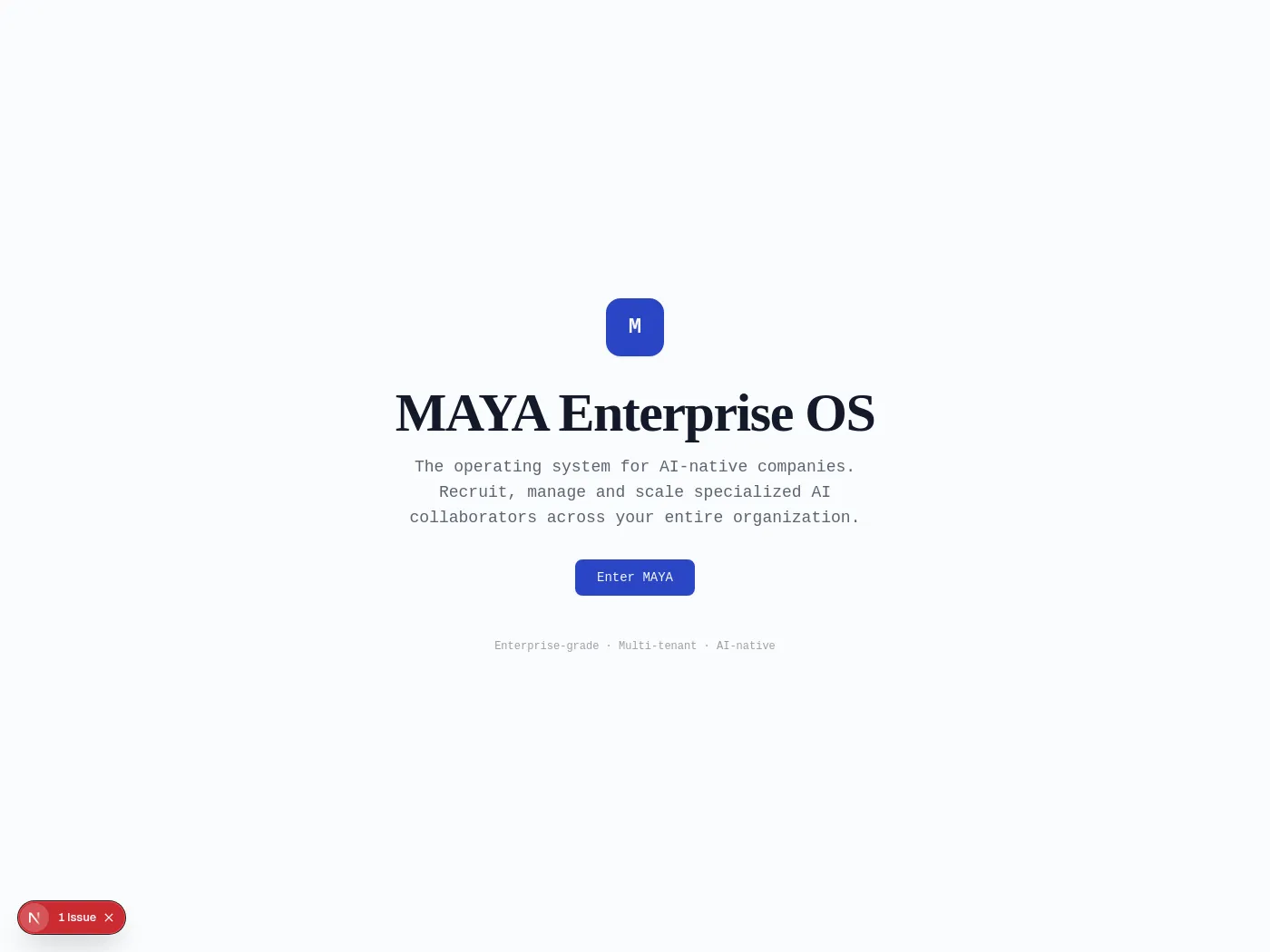 MAYA Enterprise OS