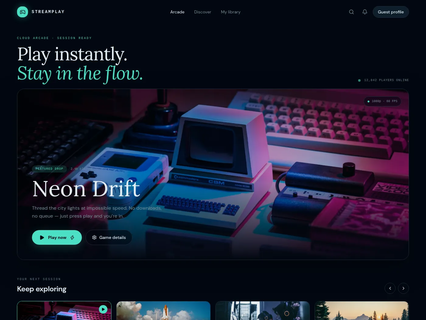 StreamPlay Arcade