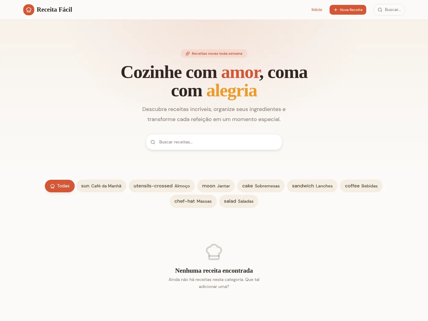 Receita Fácil App
