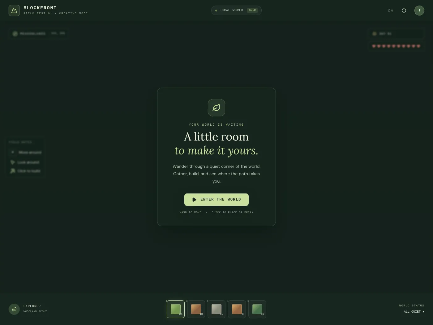 Minecraft Web Client