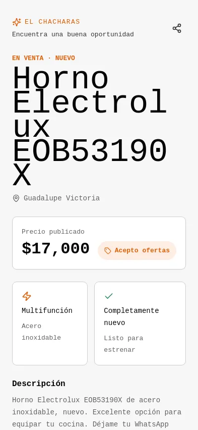 El Chacharas Finder