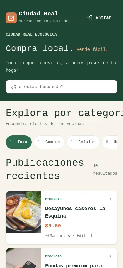Ciudad Real Market App
