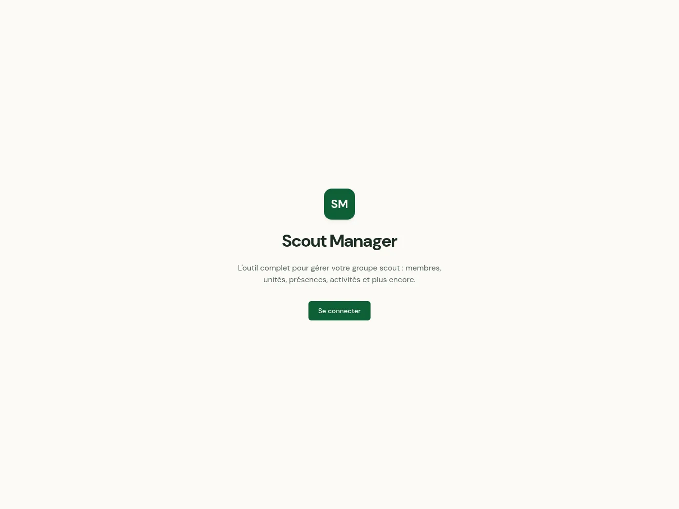 Scout Manager Bloc 1
