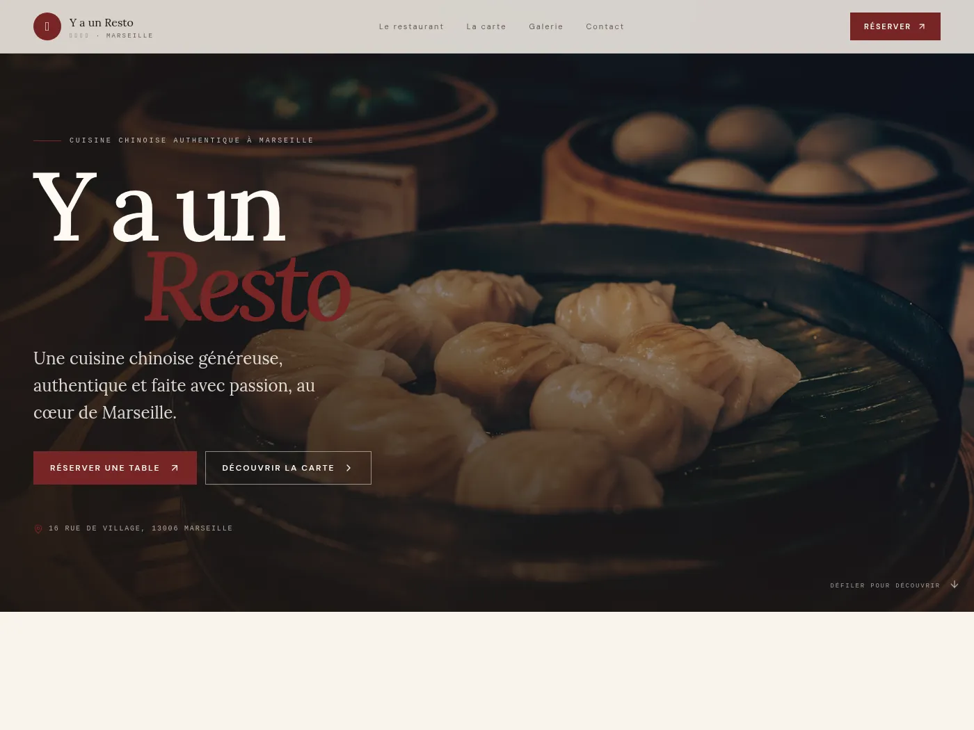 Y a un Resto Site
