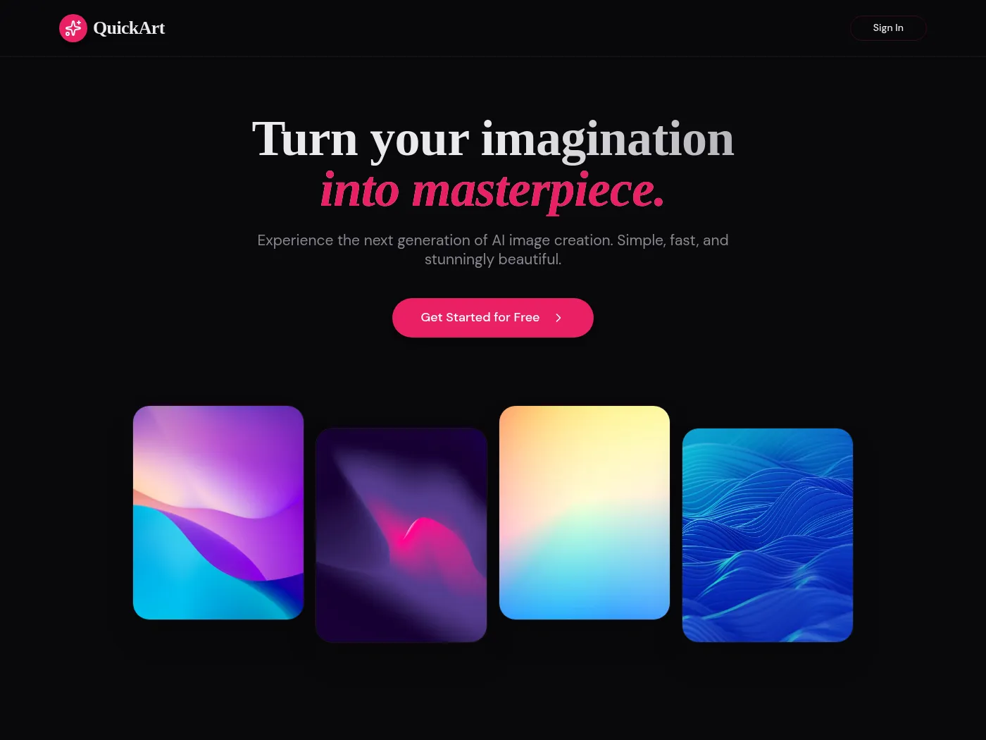 QuickArt Image Generator