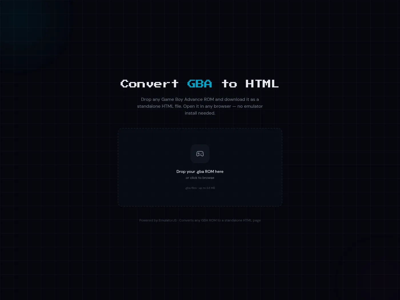 GBA Play Web Portal