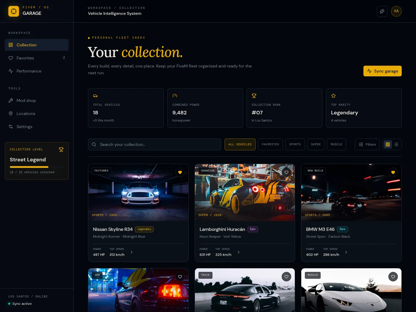 FiveM Car Showcase