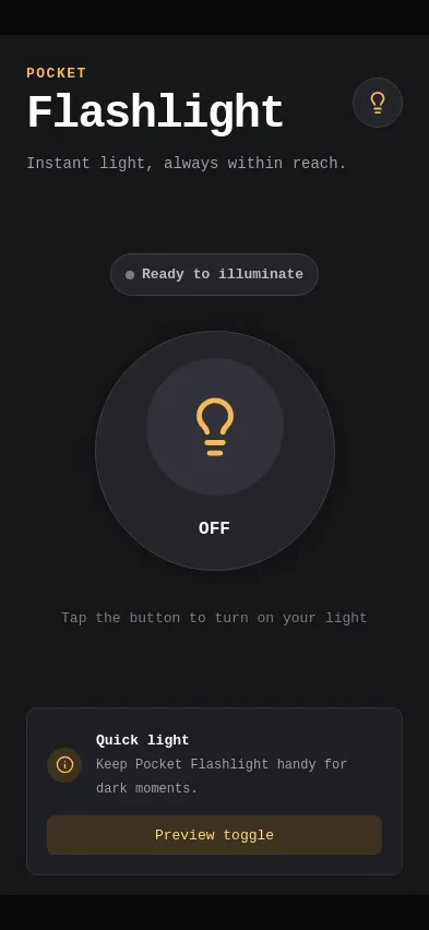 Pocket Flashlight