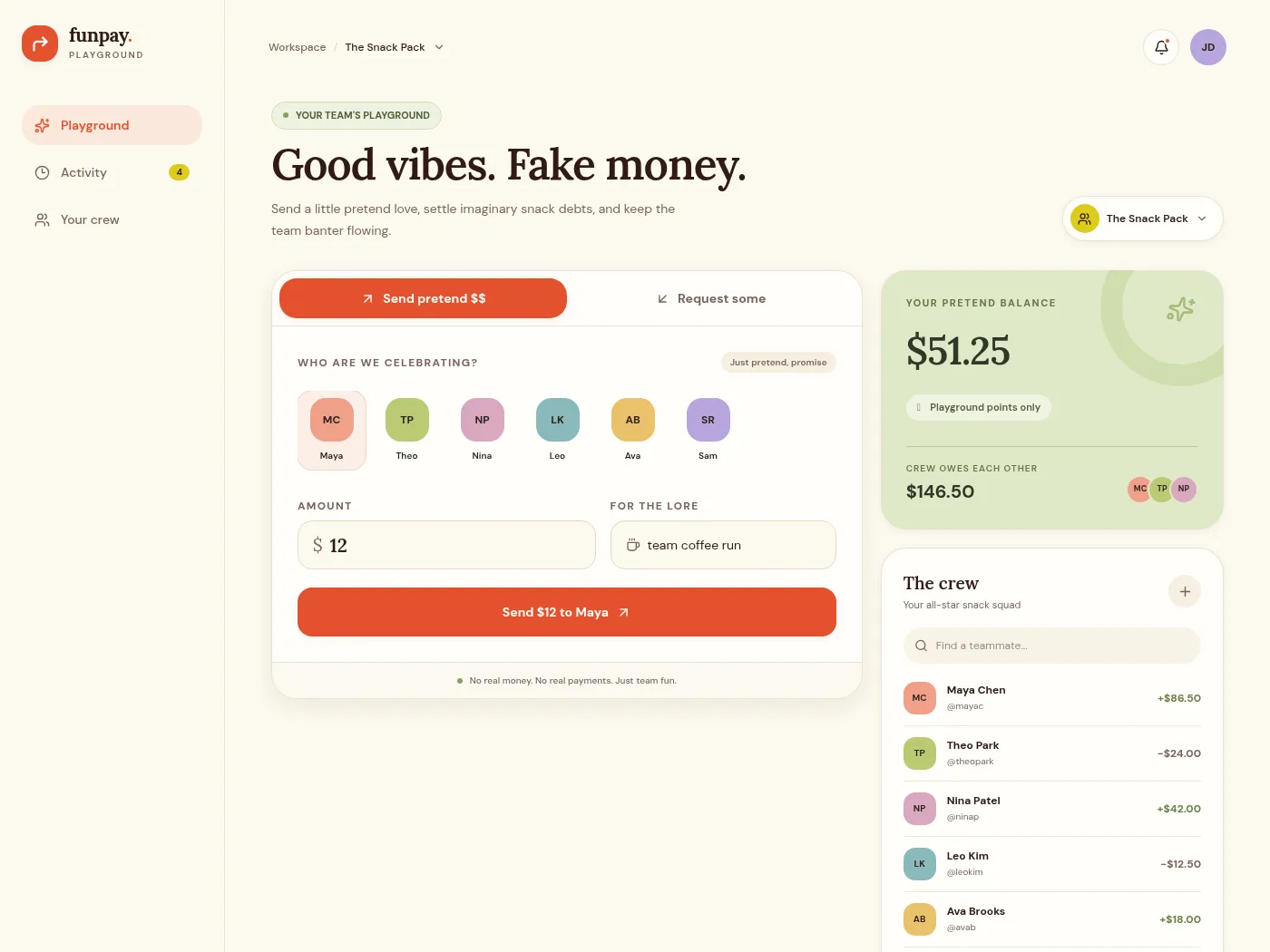 FunPay Playground