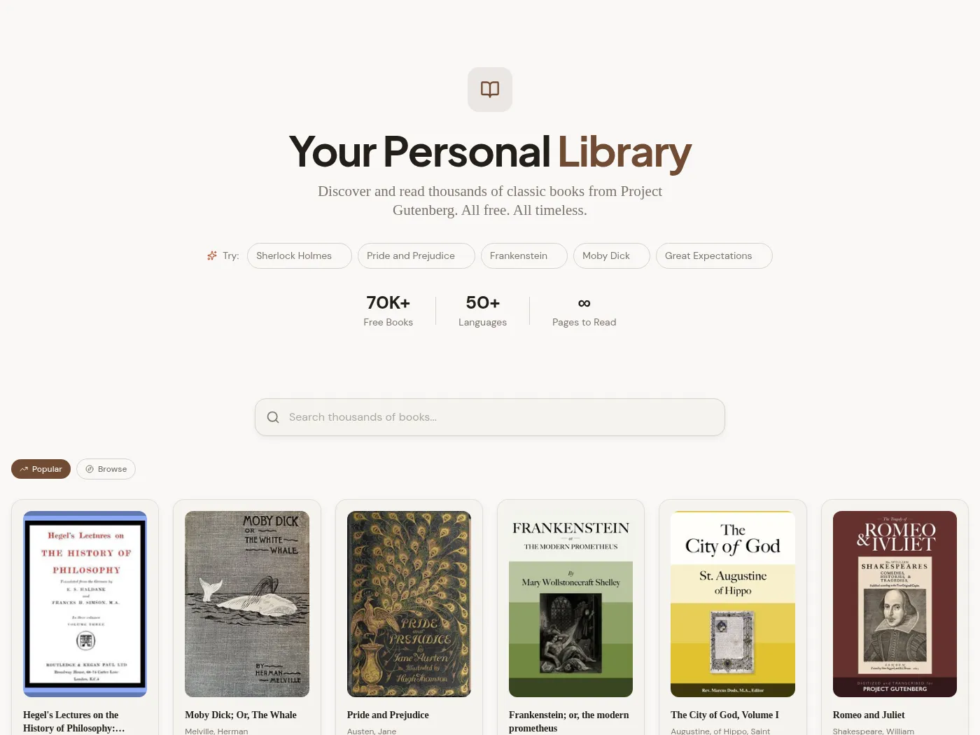 Readify Online Library