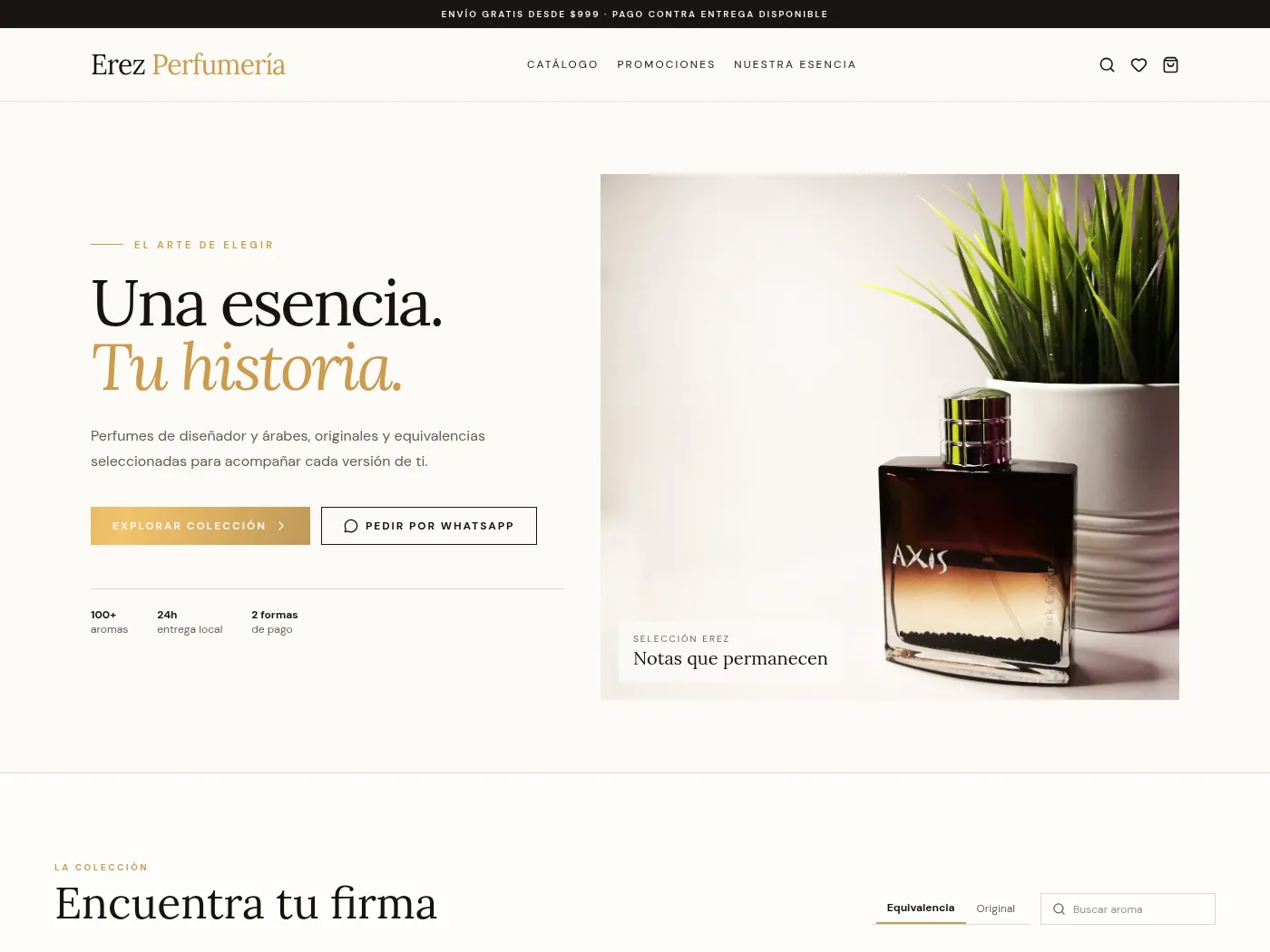 Erez Perfumería Showcase