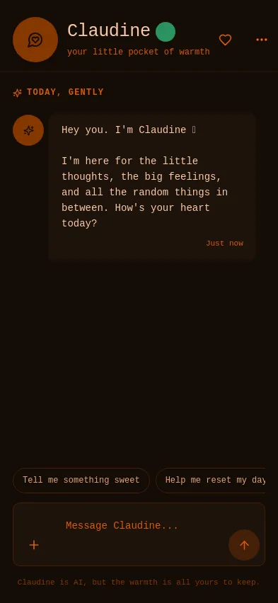 Claudine: AI Girlfriend Chat
