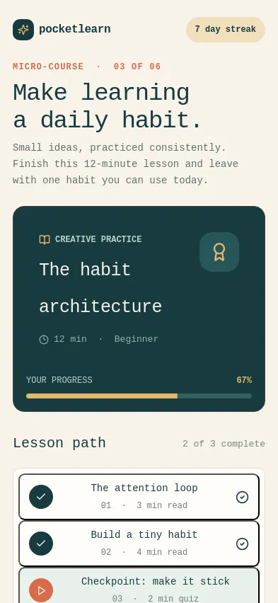 PocketLearn