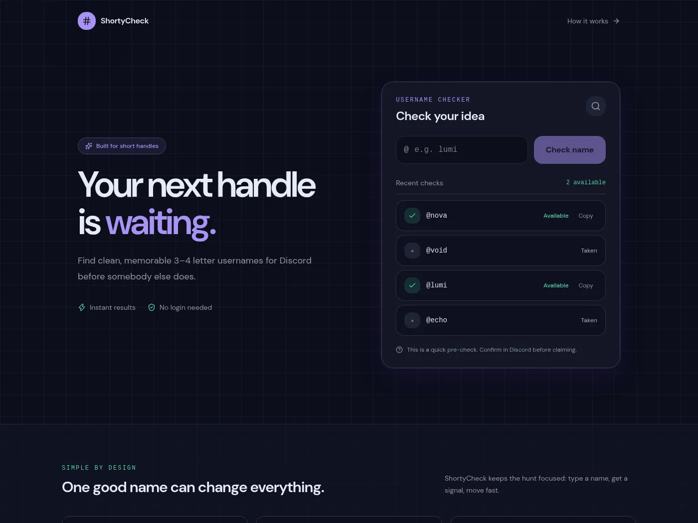 Discord Username Checker