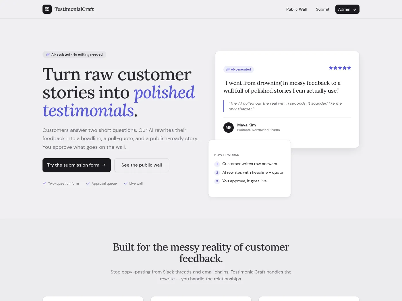 TestimonialCraft