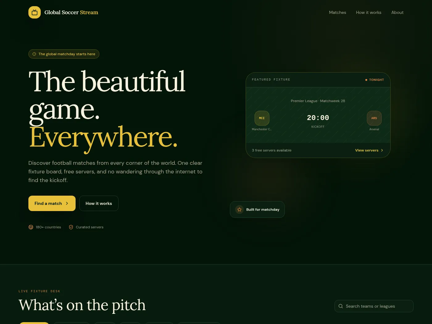 Global Soccer Stream