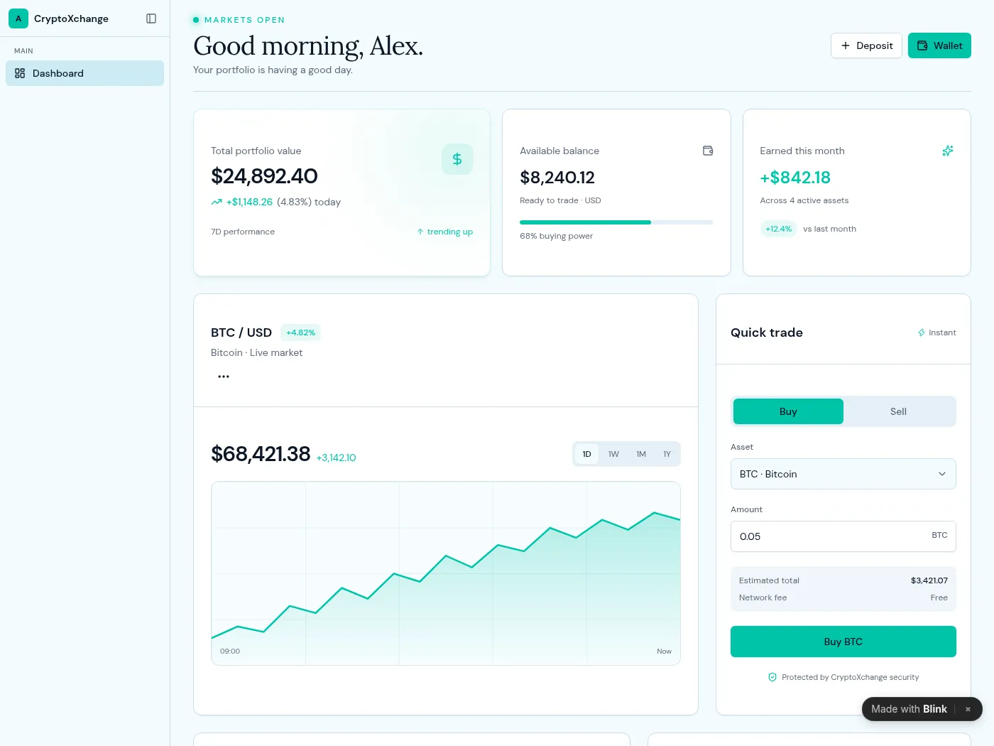CryptoXchange App