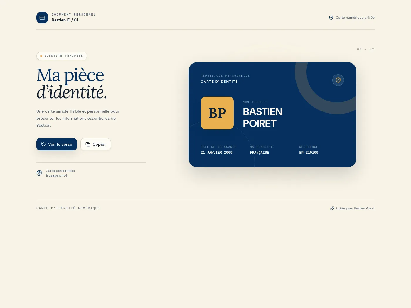 Bastien ID Card Maker