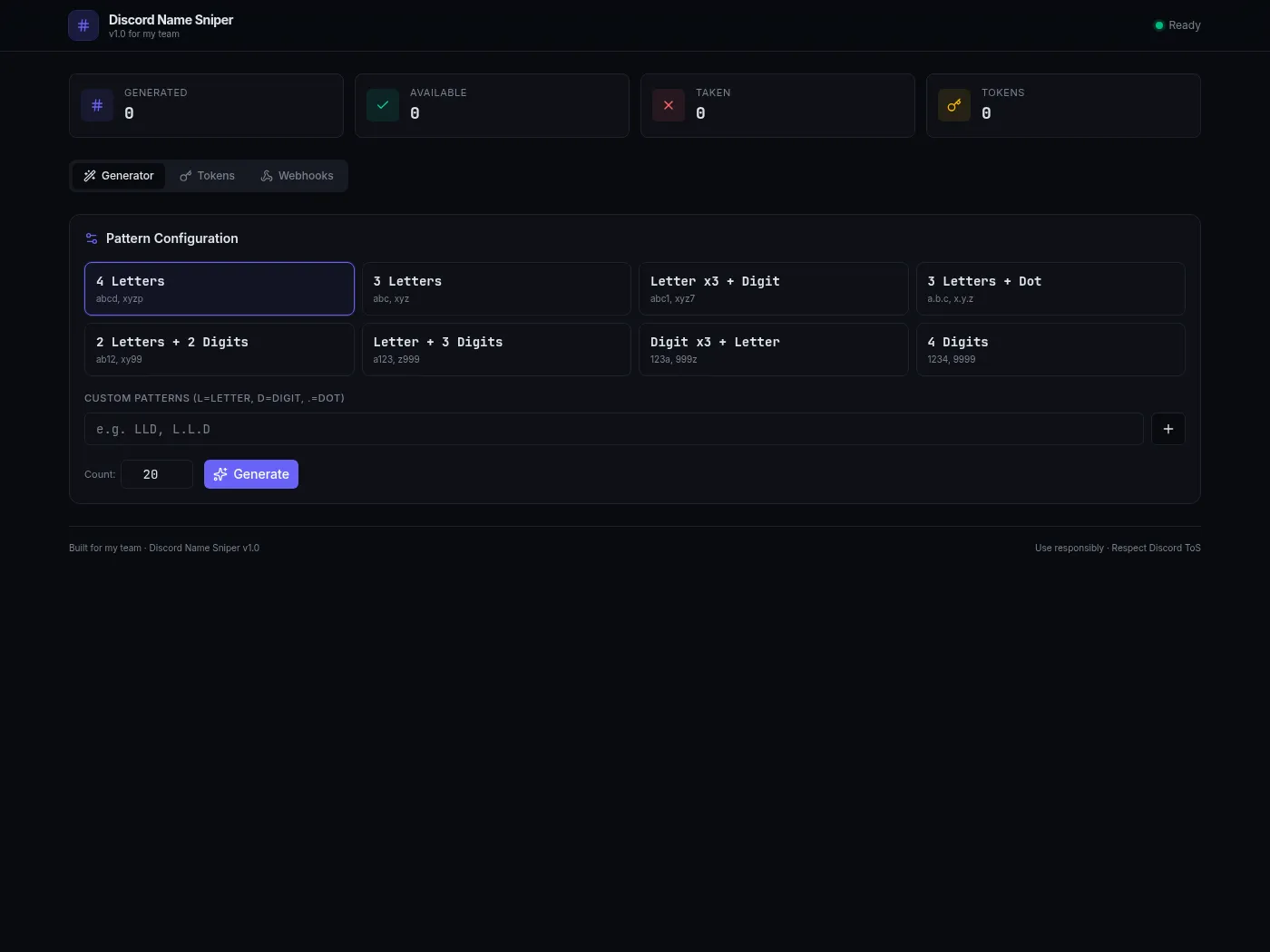 Discord Name Sniper