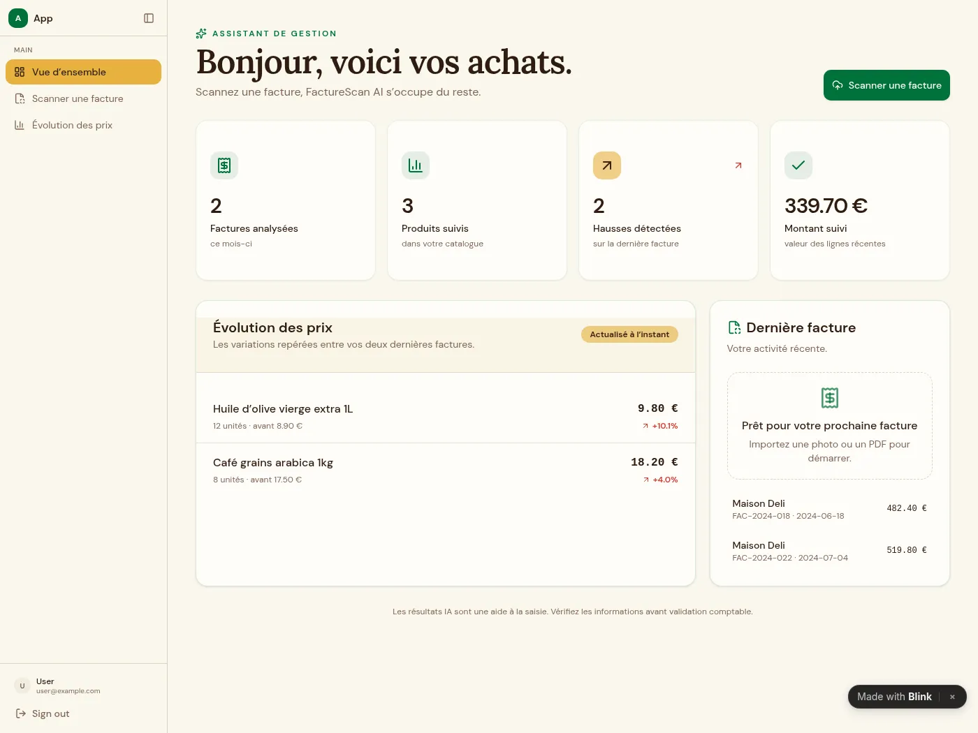 FactureScan AI