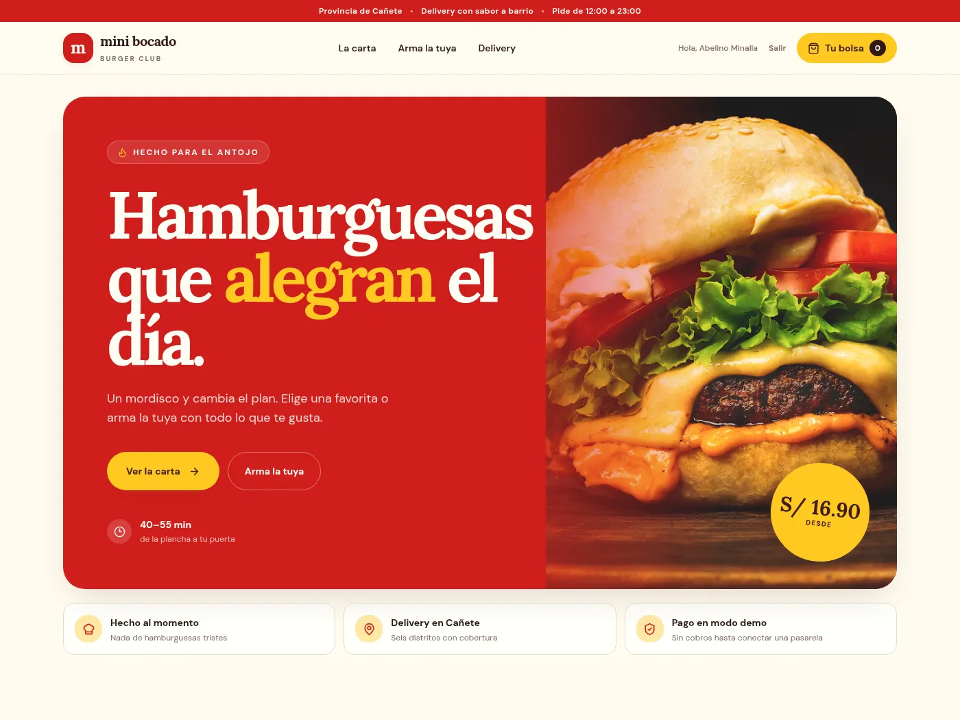 Mini Bocado Delivery Shop