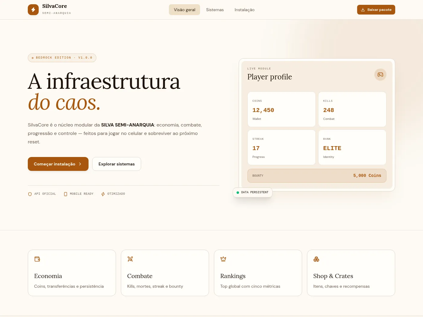 SilvaCore Semi-Anarquia Add-on