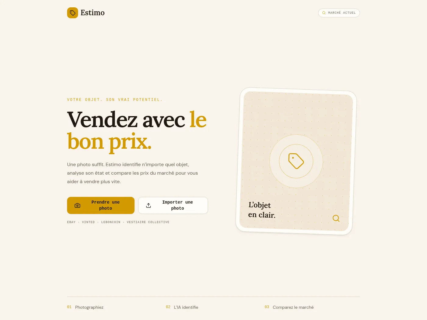 Estimo AI Resale App