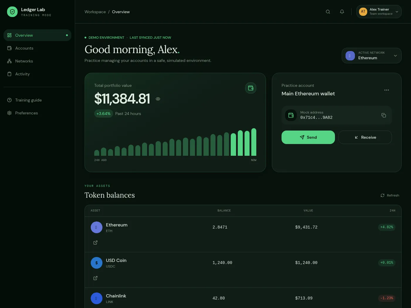 Ledger Live Simulator