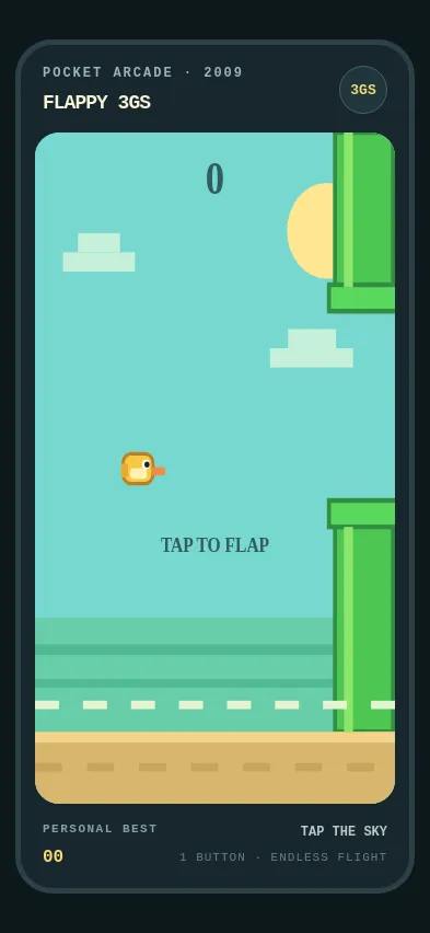 iPhone 3GS Flappy Birds