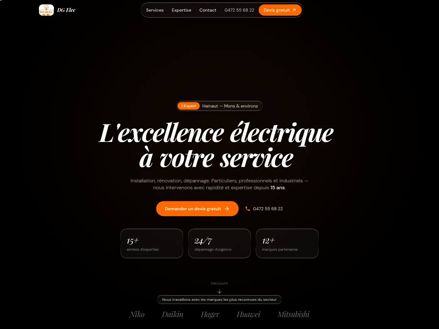 DG-Elec SaaS Redesign