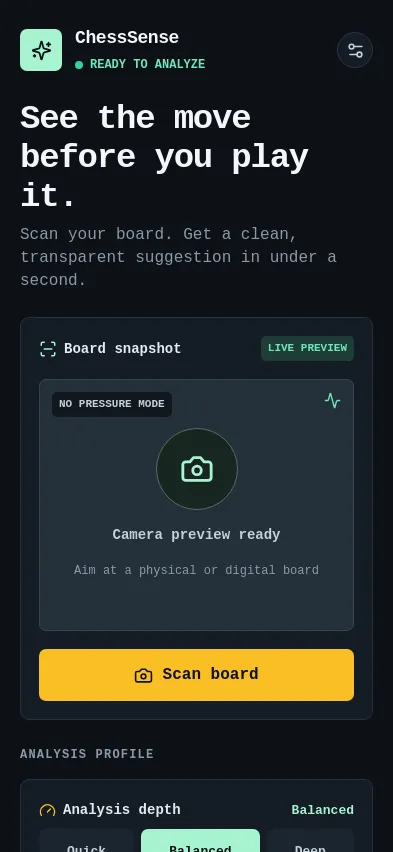 ChessSense Assistant