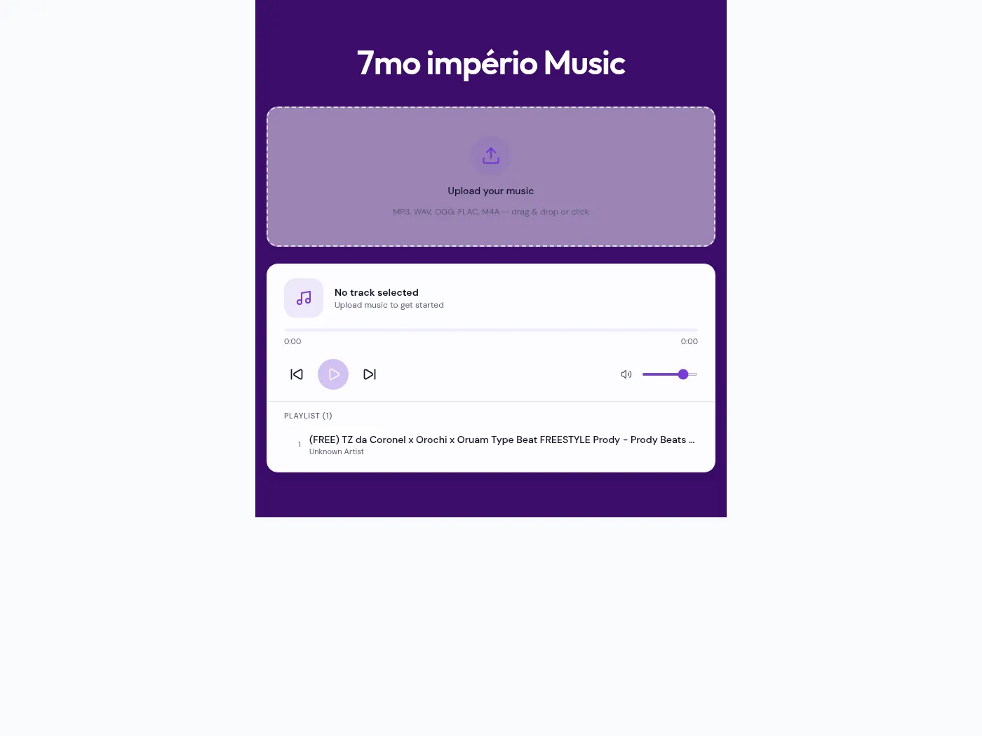 Parupar Music Site