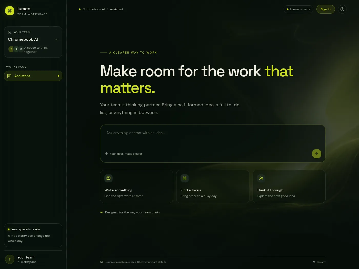 Chromebook AI Assistant