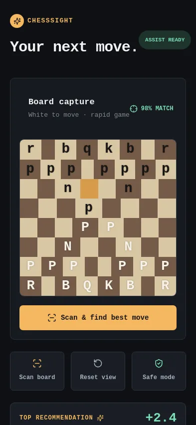 ChessSight Mobile Assistant