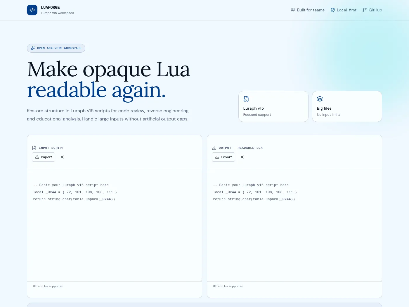 Luraph Lua Deobfuscator