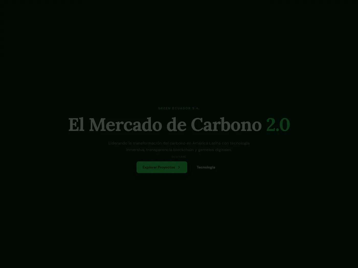 GreenEcuador Immersive Web