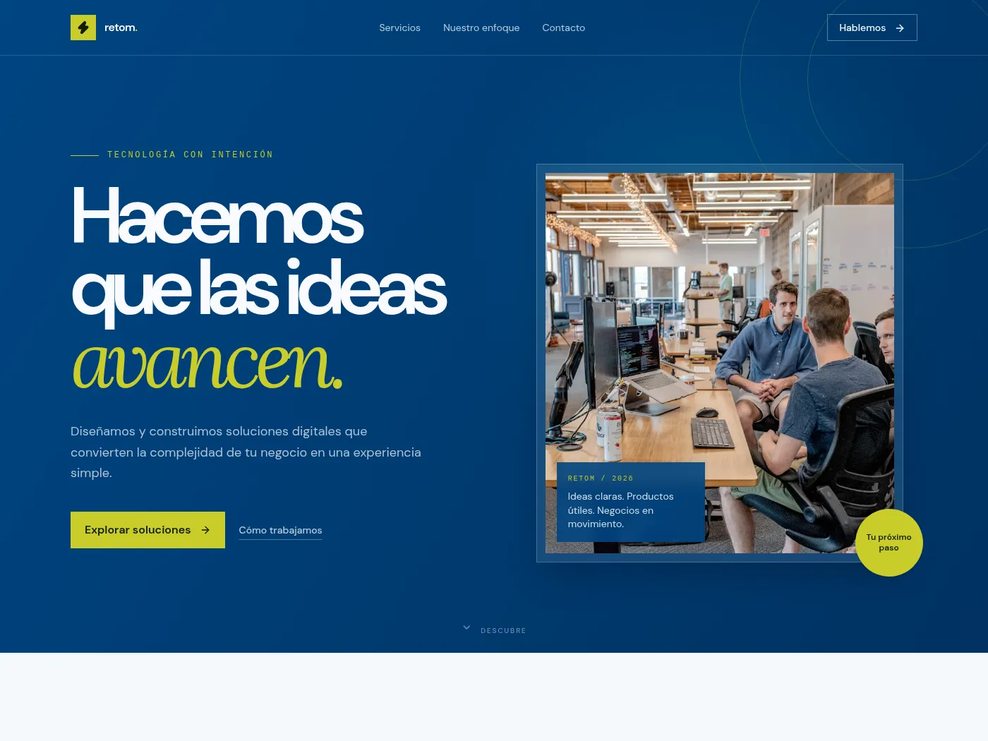 Retom Digital Company Web
