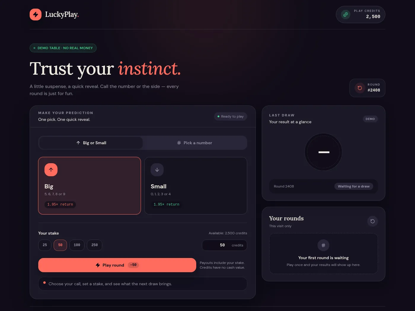 LuckyPlay Demo