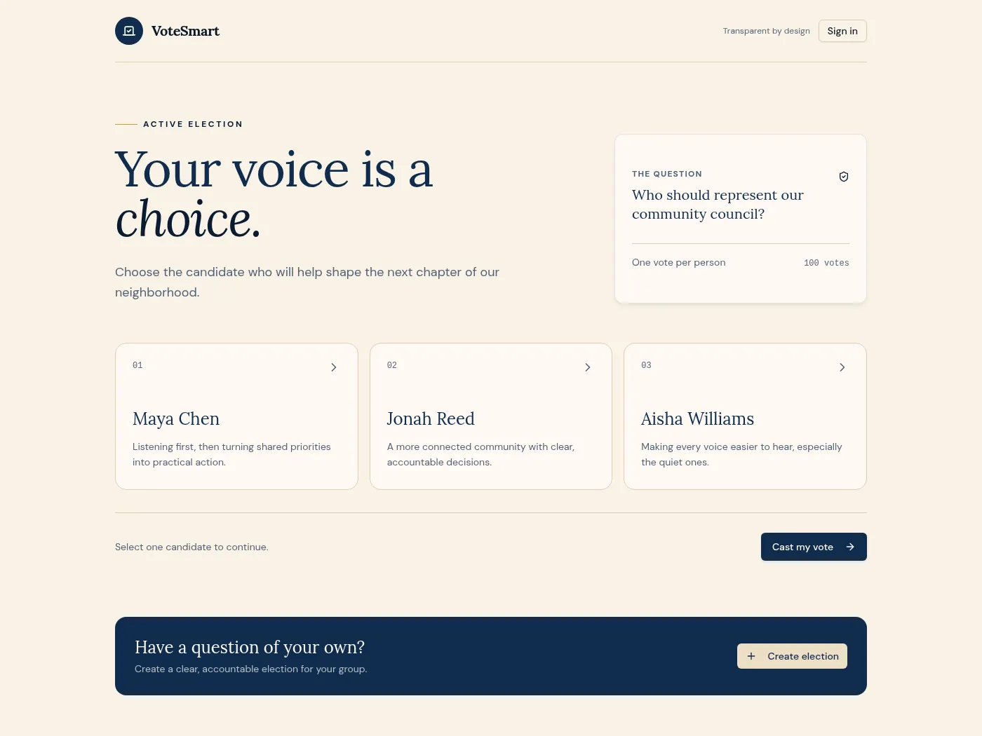 VoteSmart App