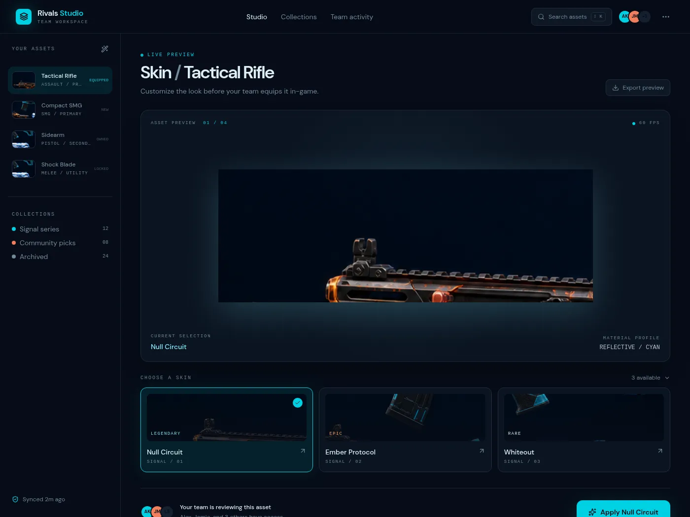 Roblox Rivals Skin Studio
