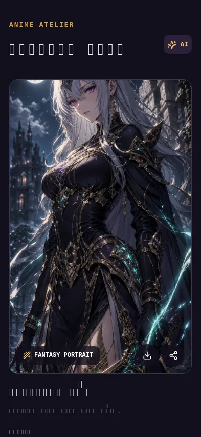 Anime Beauty Generator