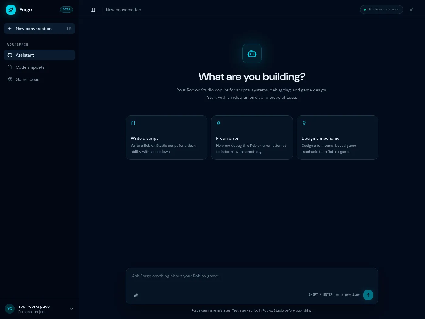 Roblox Game AI Assistant
