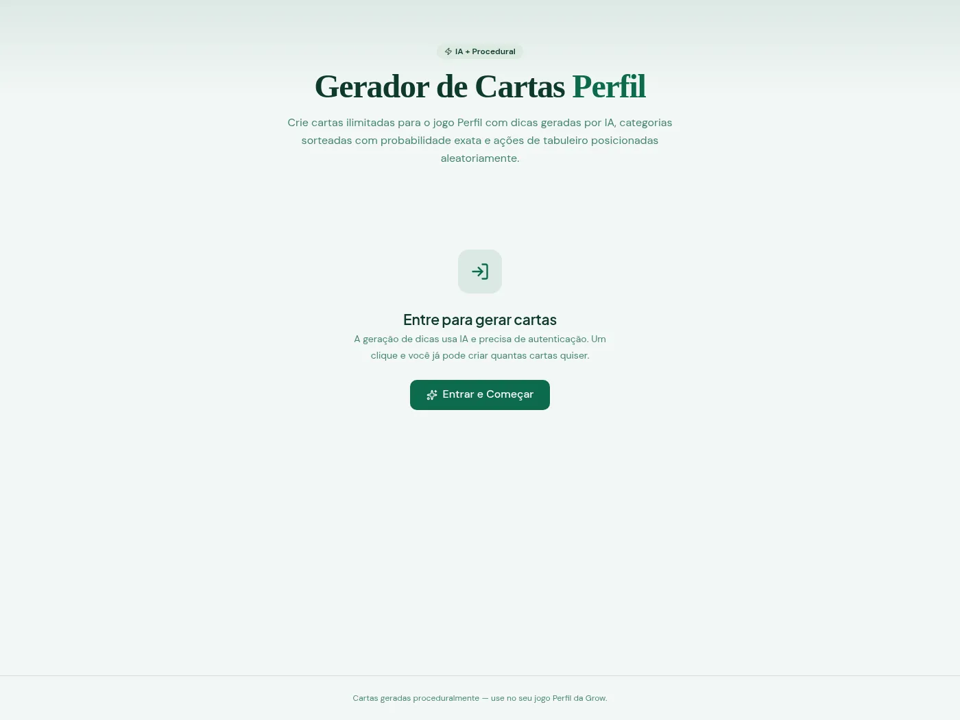 Perfil Card Generator